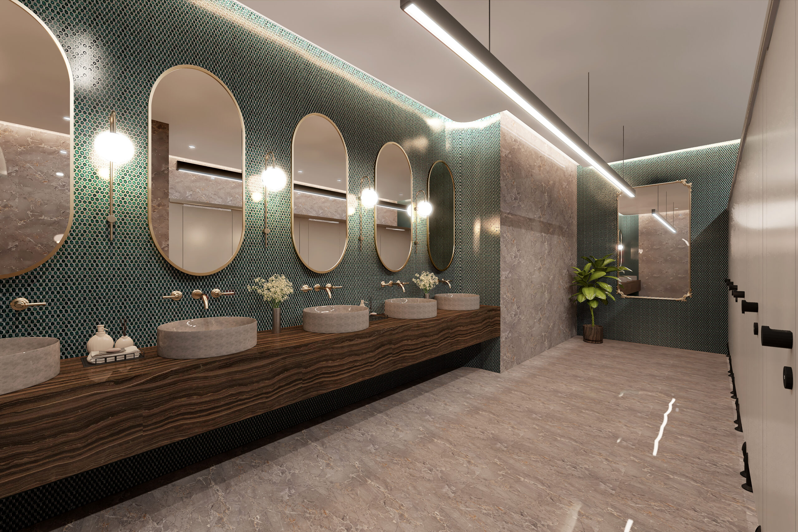 SAMSON FEMALE TOILET VIEW__C01 - KSquare Architects - architects in ...